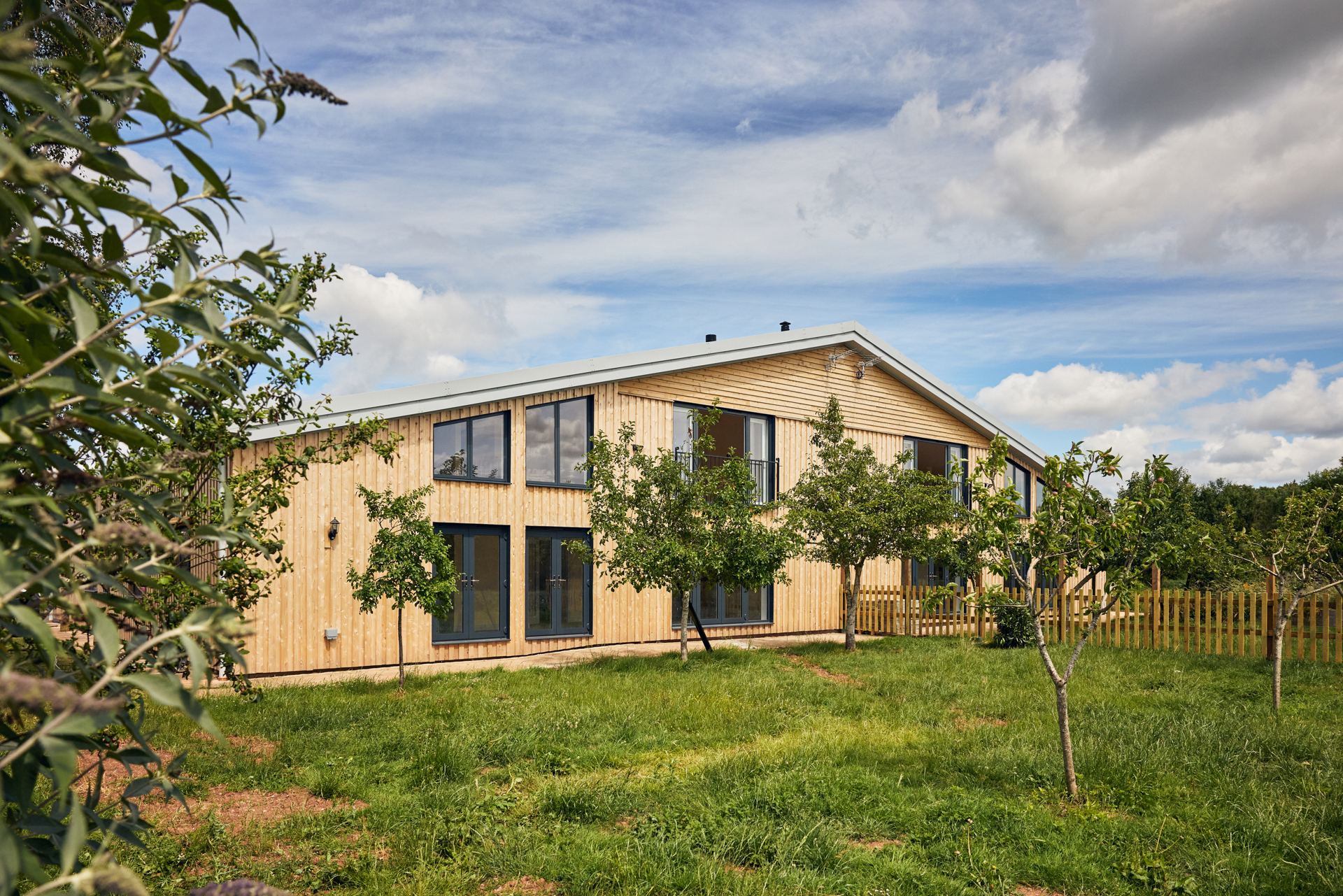 Cedar Cladding for a modern barn conversion